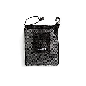 Tandem Sport Mesh Knee Pad Bag - Keep Volleyball Knee Pads Fresh - Air Dry Knee Pad Bag with Air Freshener Compartment - Use For Volleyball Gear or for Any Sport Equipment, Black