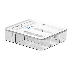 WINSOMELE Kitchen Storage Organizer for Drawer - Premium Kitchen Cabinet Organizers and Storage Solution - Perfect for Plastic and Sandwich Bag Organization