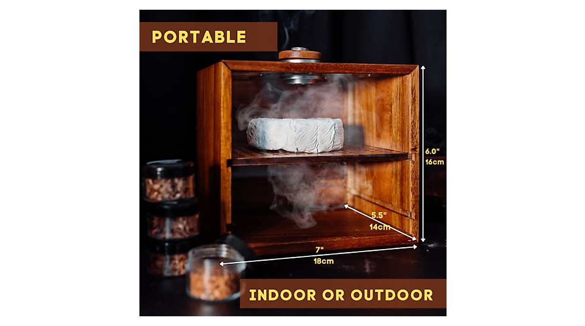 Culinary Smoker Box - Portable Indoor Food & Drink Smoke Infuser