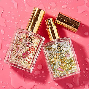 Rose Quartz Organic Eau de Toilette Spray Perfume By The Sage Lifestyle (2 Oz/59 ml) - 75% organic, 100% gorgeous- A Gemstone Perfumery, Travel Perfume, Vegan Perfume Oil - Feel Subtle Hint of White Amber, Sandalwood & Fresh Musk