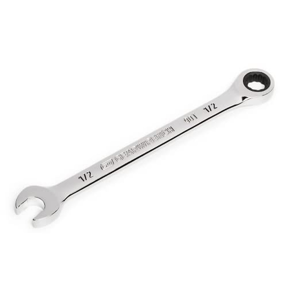 GEARWRENCH 1/2" 4 Degree Swing Arch 12 Point Ratcheting Combination Wrench - 86945