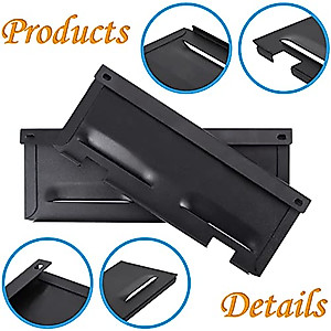 GasSaf 5022 Wind Guards for Blackstone 22" Griddle and Other Griddle, Set of 4 PCS Black Durable Windproof Wind Screen for Outdoor Cooking