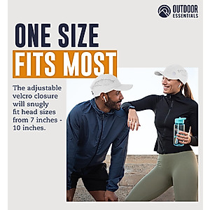 Running Hat for Men - Dry Fit Running Cap for Women, Tennis Hats, Breathable Hat, Workout Cap for Baseball,Sweat Wicking Hat White