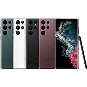 Galaxy S22 Ultra Smartphone, Factory Unlocked SIM Free, 256GB, 8K Camera & Video, Brightest Display, S Pen, Long Battery Life, Fast 4nm Processor, Korean International Version, Phantom Black(SM-S908N)