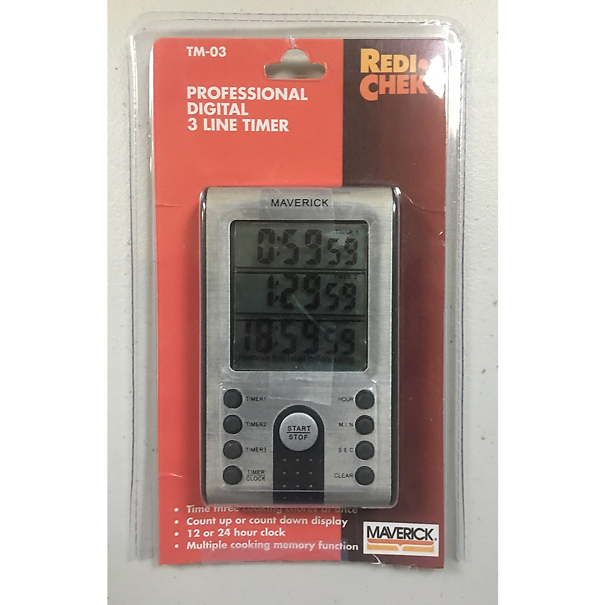 Maverick Industries, Inc. Maverick Digital Timer, Small, Silver