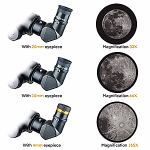 PolarLink 102EQ (4inch) Refractor Telescope 102mm Aperture 660mm Focal Length Manual German Equatorial Telescope with Slow Motion Control with Smartphone Adapter and Remote Shutter