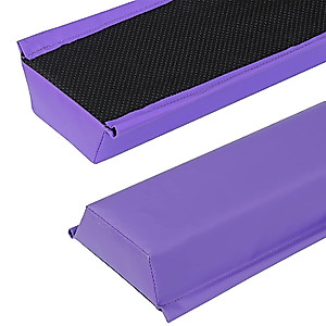 Oteymart Balance Beam Folding Gymnastics Beam Extra Firm Foam Anti-Slip Bottom Equipment for Floor Home Training, Kids, Adults (9)
