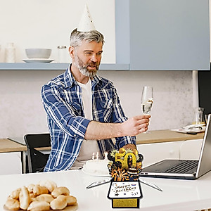 GotGala Happy 50TH Birthday Pop Up Card 3D Greeting Paper Card Funny Bday Gift Birthday 3D Greeting Card for Women Men 50TH Birthday Gift