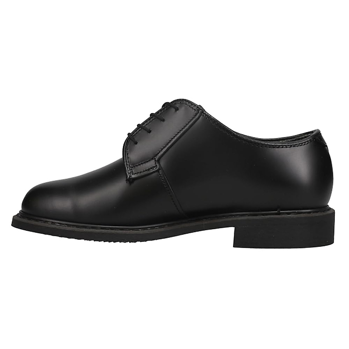 Bates Women's Leather Uniform Oxford Shoes Black 10.5 W