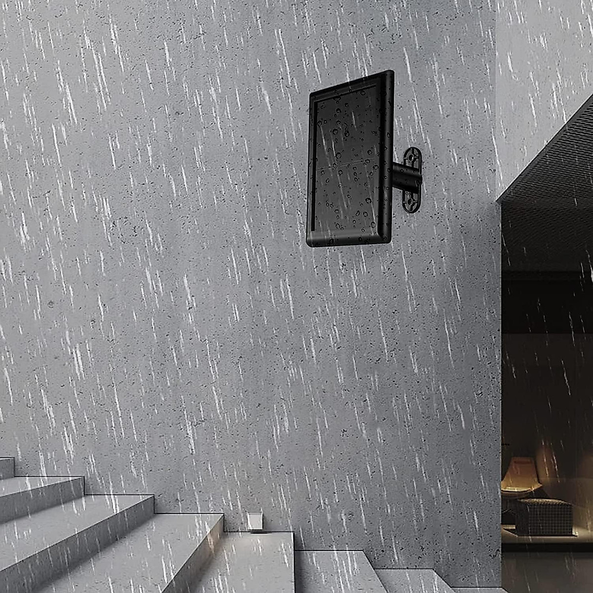 Ring Camera Solar Panel Charger,5W Solar Panels for Ring Stick Up Cam/Ring Spotlight Cam/Spotlight Cam Plus/Spotlight Cam Pro/Outdoor Wireless Security Camera (2, Black)