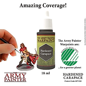 The Army Painter Hardened Carapace Warpaint - Acrylic Non-Toxic Heavily Pigmented Water Based Paint for Tabletop Roleplaying, Boardgames, and Wargames Miniature Model Painting