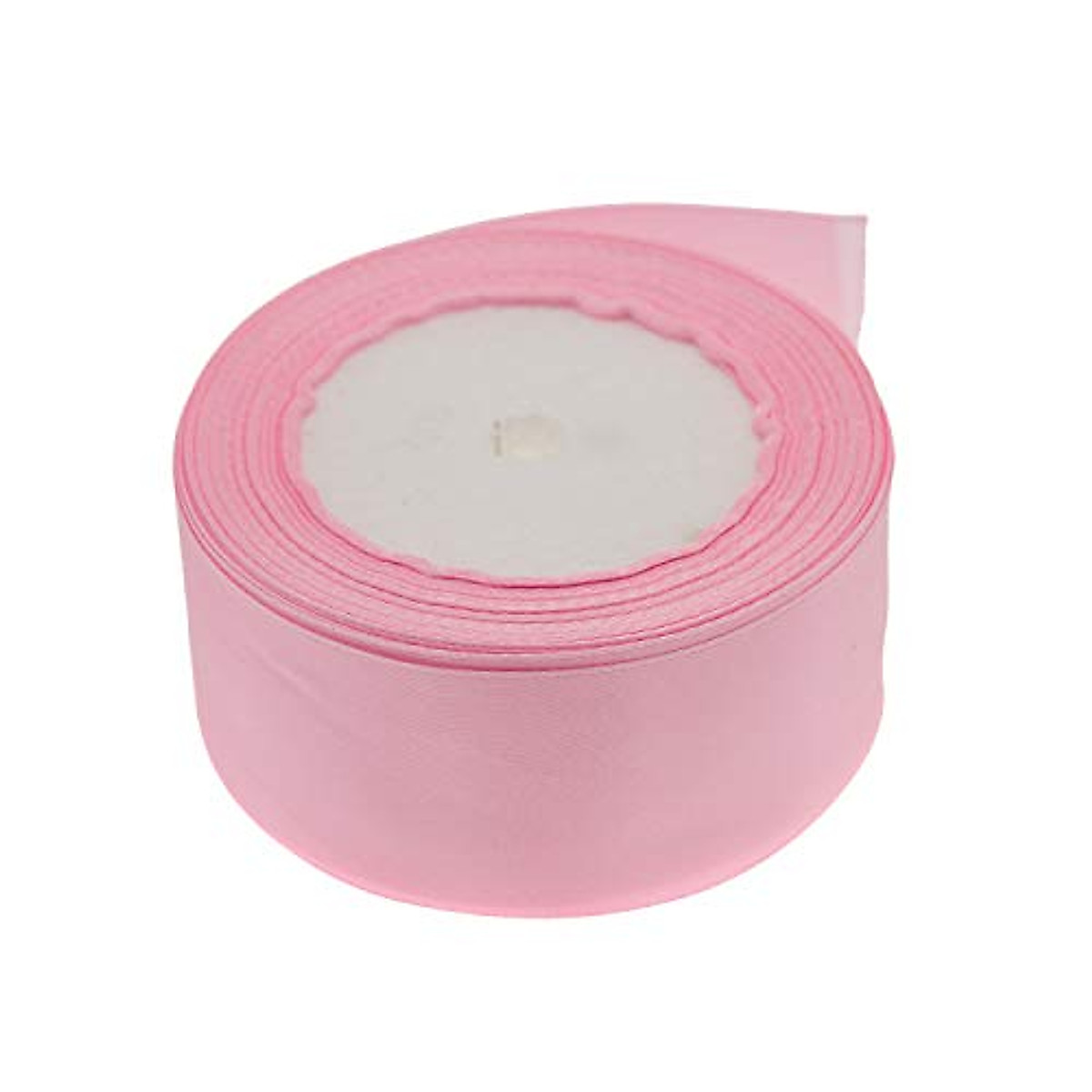 ATRBB 25 Yards 1-1/2 inch Wide Satin Ribbon Perfect for Wedding,Handmade Bows and Gift Wrapping(Pink)