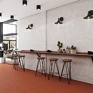 Lucida Surfaces Luxury Vinyl Floor Tiles | Glue Down Adhesive Flooring | Textured Look Plank | FabCore Solid Pattern | Single Sample Tile