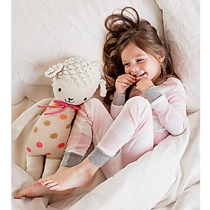 Burt's Bees Baby Baby Girls' Pajamas, Tee and Pant 2-Piece Pj Set, Watercolor Daylily, 12 Months