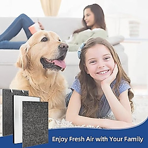 2 Packs Air220 Air320 Replacement Filter Compatible with Bissell Air220 Air320 2768A 2609A Air Purifier - Including True HEPA + Pre-Filters & Activated Carbon Filters - Compare to # 2677 2678 2804