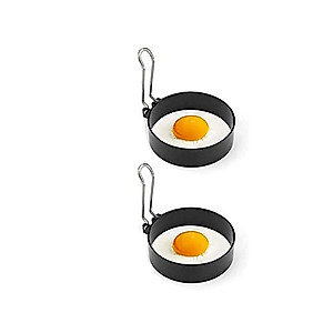 Stainless Steel Egg Ring,2 Pack Round Breakfast Household Mold Tool Cooking,Round Egg Cooker Rings For Cooking Egg Maker Molds