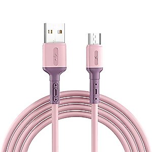 Type C Power Cord Less Than 3 Ft 2m Silicone Data Cable Mobile Phone Color Fast Charging Line Liquid Soft Plastic Flash Charging Cable Suitable for X Magnetic Phone Charger Cable