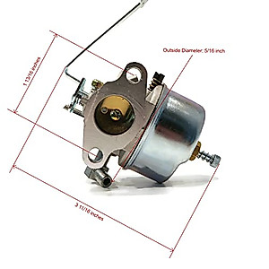 Upgrade Carburator Assembly Replacement Carburetor/Carb Engine Fit For Tecumseh 631070A 631820 632284 H35 H40 H30