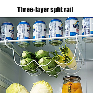 Fridge Wine Holder, Thickened Metal Material, Strong Bearing Capacity, Convenient and Practical, Wine Rack Storage Organizer for Kitchen Countertop for Wine, Beer, Water