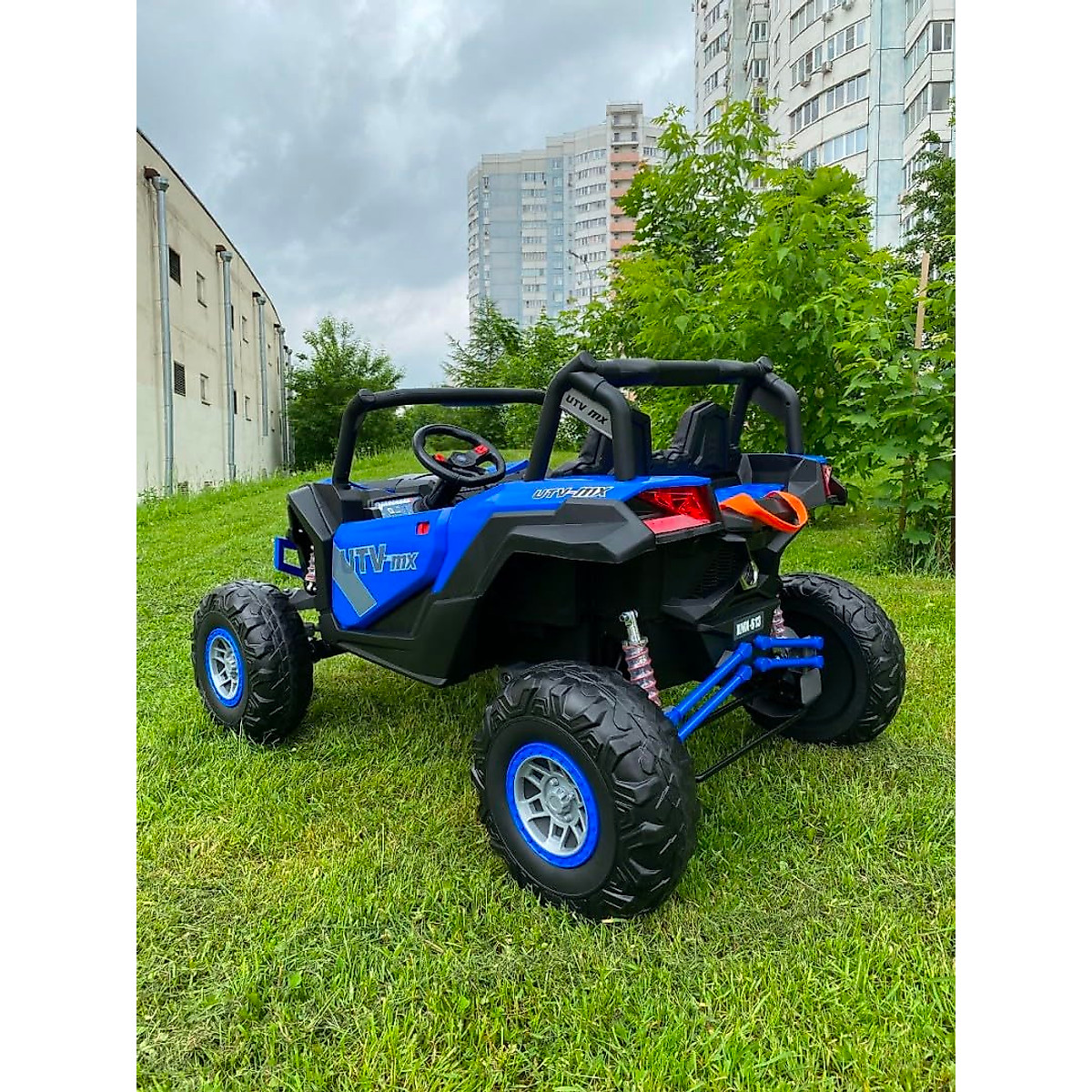 Next Generation 4X4 Upgraded Kids Ride ON CAR Power Wheel Quad Buggy UTV MX Side by Side RZR ATV 24V XL Rubber Tiers