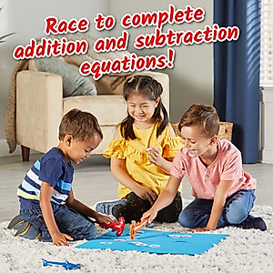 hand2mind Hammerhead Number Hunt! Math Game, Addition and Subtraction Games, Educational Board Games, Fun Games for Family Game Night, Kindergarten Learning Games for Kids Ages 5-7, Kids Learning Toys