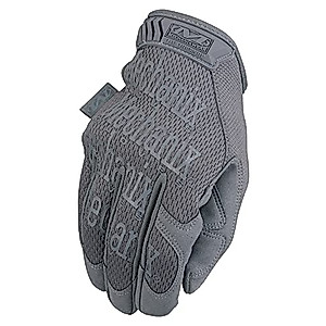 Mechanix Wear: The Original Tactical Work Gloves with Secure Fit, Flexible Grip for Multi-Purpose Use, Durable Touchscreen Safety Gloves for Men (Grey, Medium)