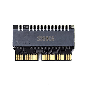 HRUIYL 12+16pin M.2 NVME SSD Convert Adapter for MacBook Air Pro Retina Mid 2013 2014 2015 2016 2017, NVME/AHCI SSD Upgraded Kit for A1466 A1465 A1502 A1398