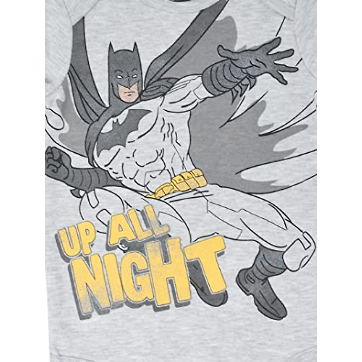 WARNER BROS. Baby Boys 3 Pack Bodysuits: Batman Flash 3-6 Months