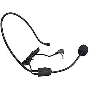 3.5mm Wired Condenser Headset Microphone, Flexible Wired Boom Conference Speech Speaker for Coaches, Tour Guides,Presentations （cord length 3.3ft）