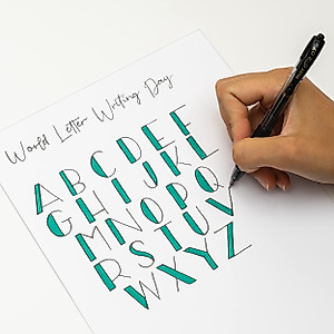 Pilot G-2 Retractable Gel Ink Rollerball Pens - 0.7mm Nib Tip - Wallet Set of 6 - Professional Dark Colours