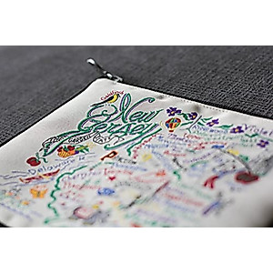 Catstudio New Jersey Zip Pouch - Natural | 5" x 7"