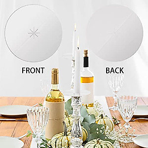 250 Pcs Church Candle Drip Protectors Paper Candle Holders Bulk for Candlelight Service Kit for Devotional Candlelight Vigil Church Service Memorial Shabbat Candles Christmas Eve Candles, 3.15 Inch