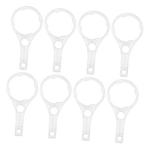 ULTECHNOVO Tools 10pcs 10 Wrench Wrenches Home Household Filtration System Wrench Under Sink Water Filter Tool Wrench Plastic White Filter Canister Spanner
