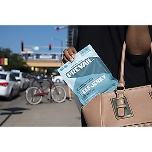 PREVAIL Original Grass-Fed Beef Jerky | Soy Free | 100% Grass-Fed | Gluten Free Snacks | High Protein Snacks | Free of Preservatives | No GMO's | Pack of (3) Bags | 2.25oz