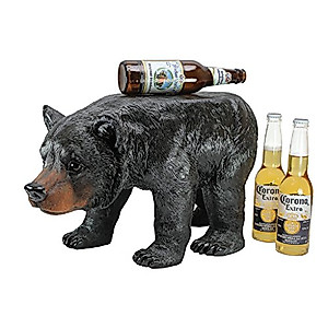 Design Toscano Black Bear Sculptural Stool
