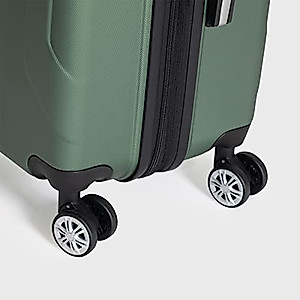 Ben Sherman Derby Spinner Travel Upright Luggage, Cilantro, 20-Inch Carry On
