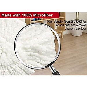 [3 Pack] Mop Replace Heads, Spin Mop Refill Heads Replacements Compatible with O Cedar 1-Tank System- Easy to Replace, Microfiber, Machine Washable