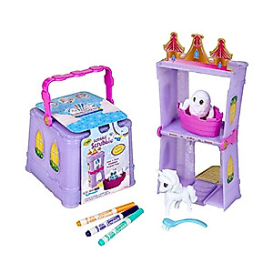 Crayola Scribble Scrubbie Peculiar Pets, Palace Playset with Yeti & Unicorn Toys, Kids Gifts for Girls & Boys, Ages 3, 4, 5, 6