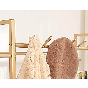 XI FA Clothing Display Rack Stand - Vintage Coat Stand- Clothes Hat Rack Shelf Shoe Clothes Hangers can Keep Your Clothes and Articles Tidy and Easy to take Frame for Bedroom Living Room Hallway