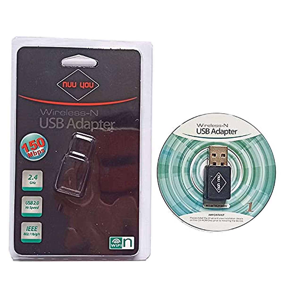 2 Pack Supports Y/L WF40 Wi-Fi USB Dongle and IP Phones T27G,T29G,T46G,T48G,T46S,T48S,T52S,T54S, (150 MBS)