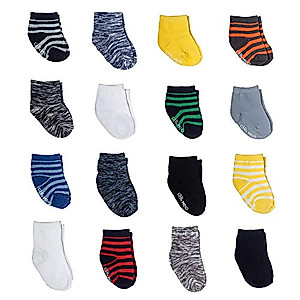 Little Me Boys' Stripes, Space Dyes & Solids, Multi, 0-12/12-24 Months