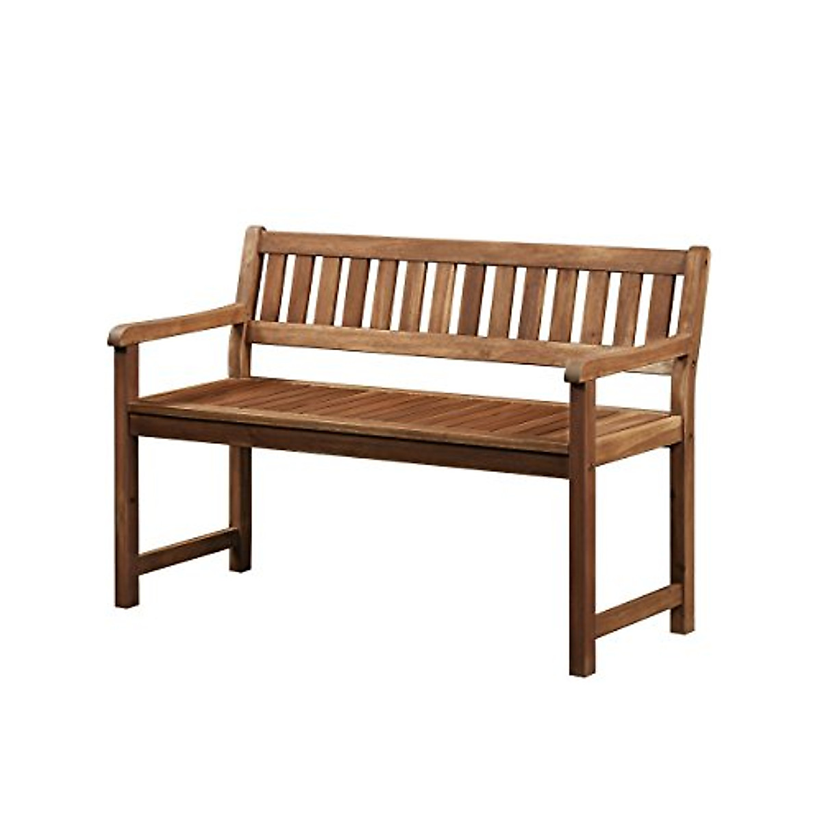 Linon Justice Catalan Bench, Teak