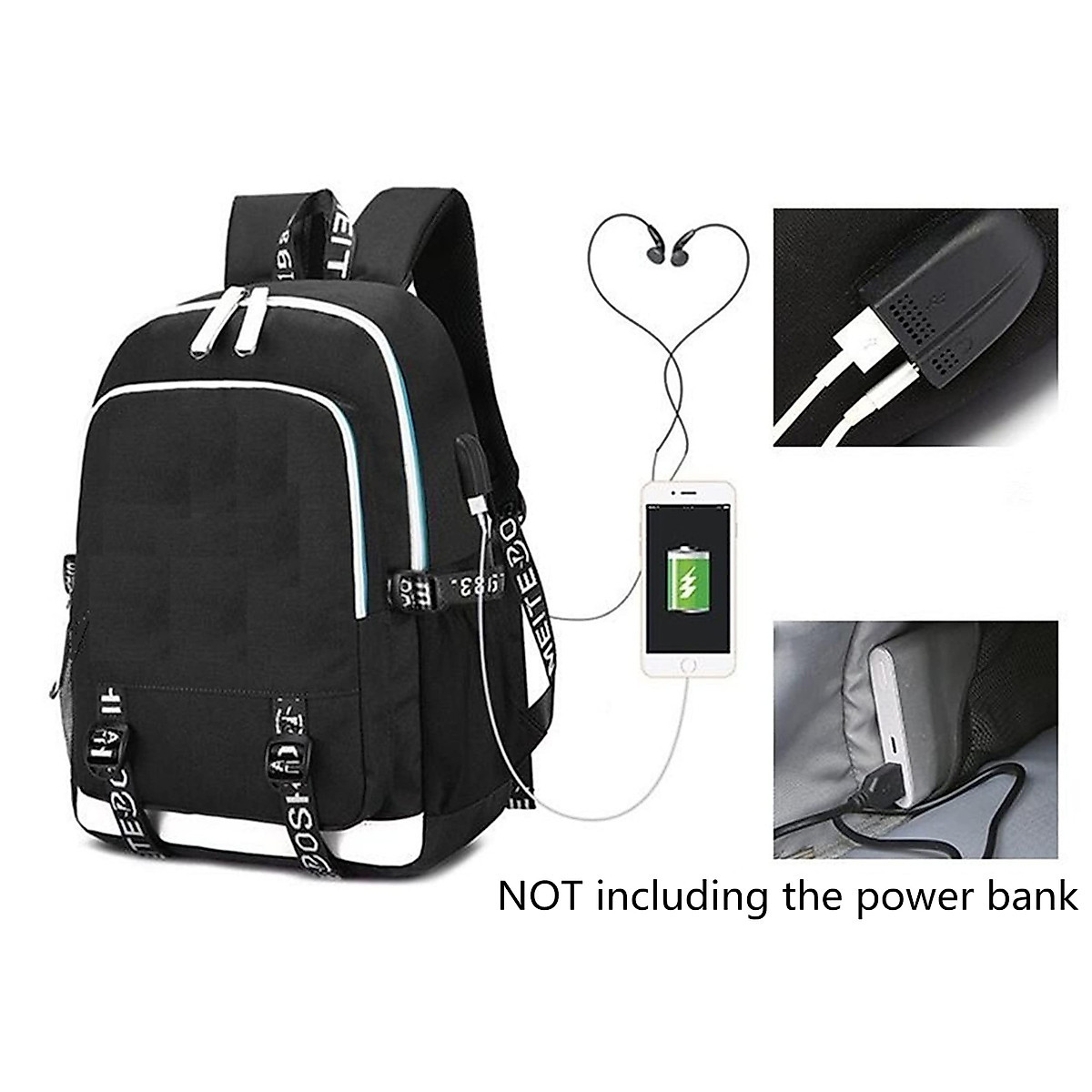 ISaikoy Anime BLUE LOCK Backpack Shoulder Bag Bookbag Student School Bag Daypack Satchel A1