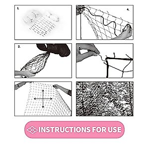 PAWISE Cat Safety Net, Cat Balcony Net Pet Anti-Fall Netting for Window Stairs,Dog Fence Nets Transparent（6m x 3m）