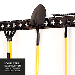 CargoSmart X-Track Garage Essentials Kit, 10 Piece Set – Includes 24” X-Track Rails, X-Track Singles, Light Duty Bolt-On D-Rings and Rope Rings – Organize and Store Cargo, Load Capacity of 2,000lbs