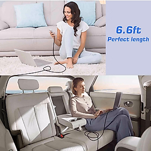 UrbanX USB C to USB C Cable 6.6ft 100W, 2Pack, USB 2.0 Type C Charging Cable Fast Charge for Microsoft Surface Duo 2, iPad Pro 2020, iPad Air 4,Pixel, Switch, LG, and More (Black)