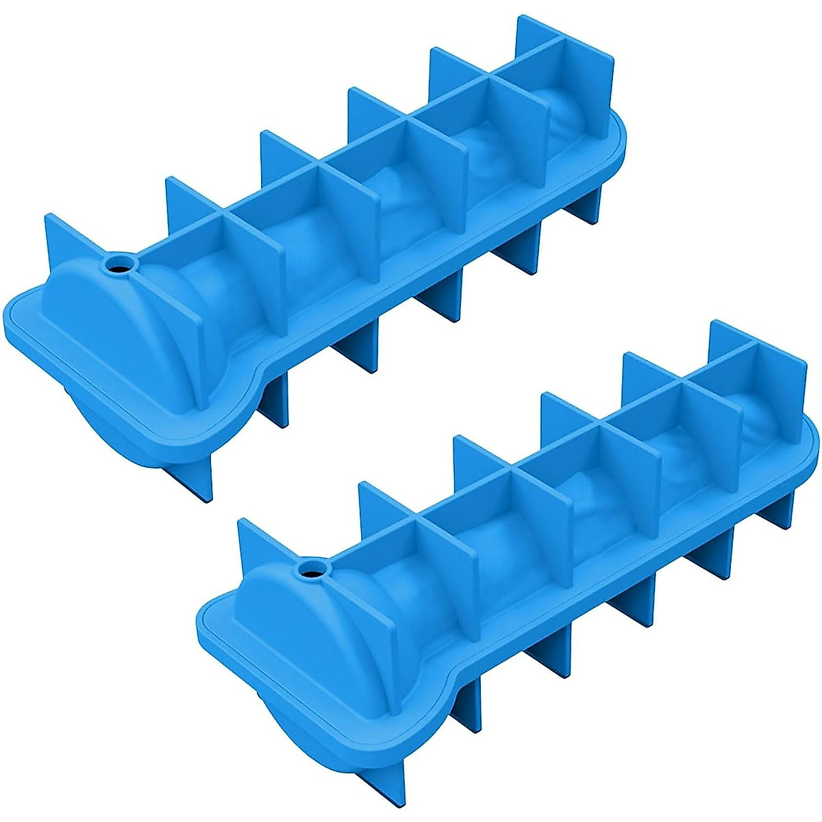 Adult Prank Ice Cube Mold Trays Fun Shapes, Silicone Personalized Ice Cube Mold for Ice Chilling Whiskey Cocktails Juice Drink Tea & Coffee Make Ice Blocks DIY Mould Tool (Blue, Large)