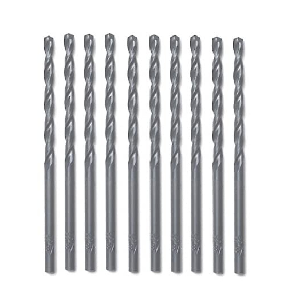 5/64-Inch Black Oxide Drill Bit, 10 Pack, Jobber Length