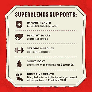 Stella & Chewy's SuperBlends Raw Coated Wholesome Grains Wild-Caught Whitefish & Salmon Recipe with Superfoods, 3.5 lb. Bag