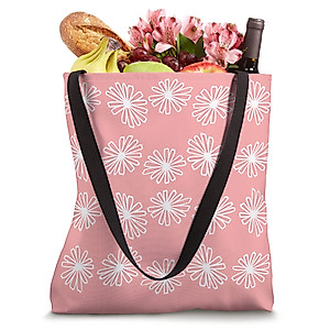 Vintage Pyrex Pink Daisy, Retro Kitchen Tote Bag